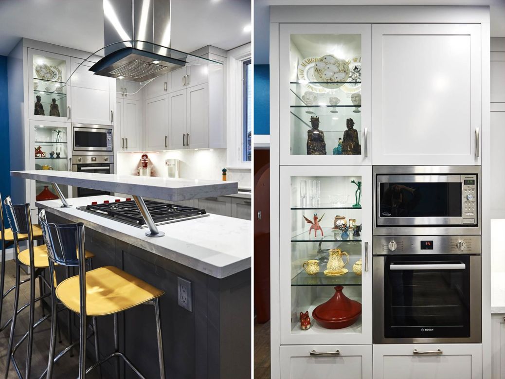 Shaker Style Kitchen Design for Victorian House in Toronto